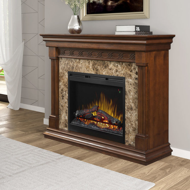 Dimplex Alcott Mantel Electric Fireplace Installation in Toronto