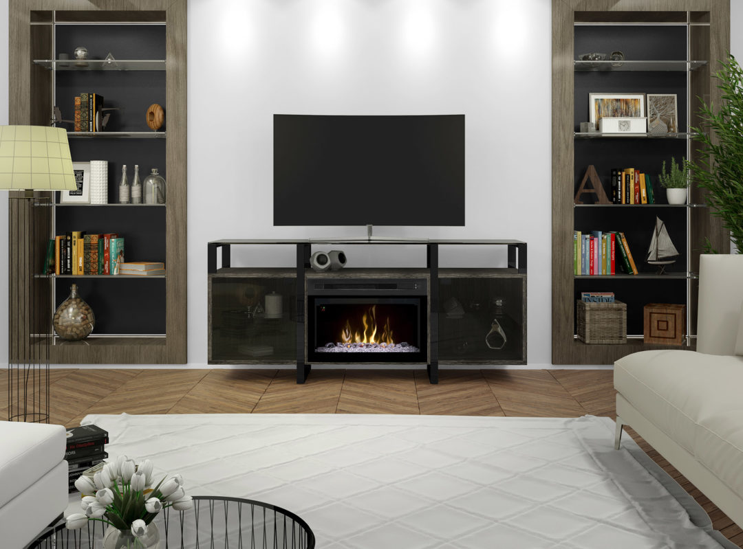Dimplex Milo Media Console Electric Fireplace Installation