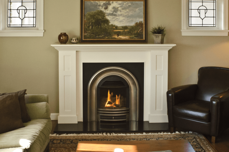 Valor Portrait Classic Arch Fireplace in Toronto