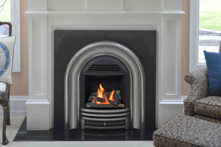 Valor Portrait Classic Arch Fireplace in Toronto